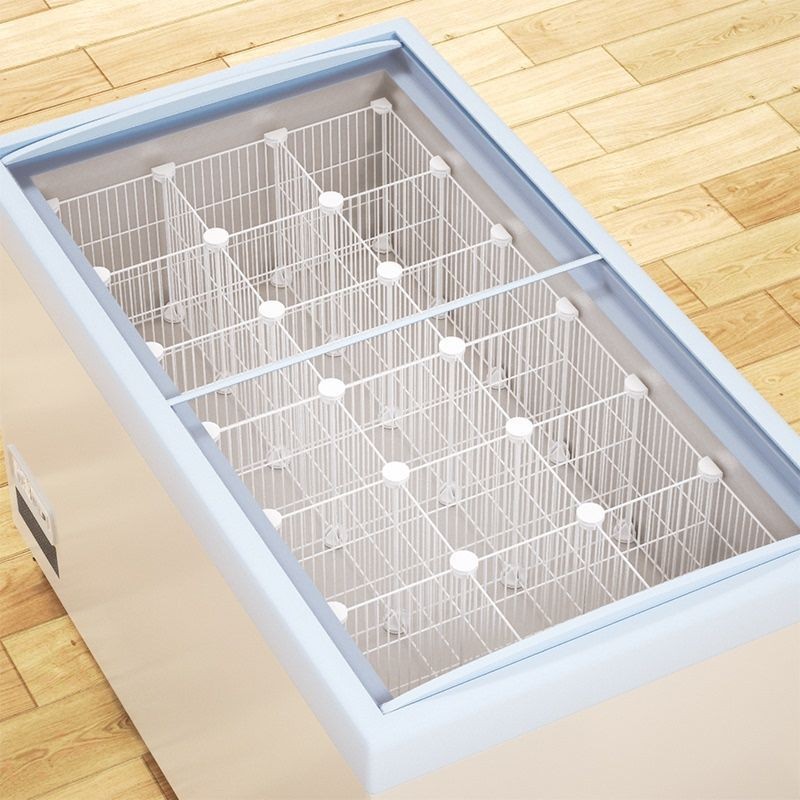 Freezer Partition Railing Built-in Basket Grid Partition Partition ...
