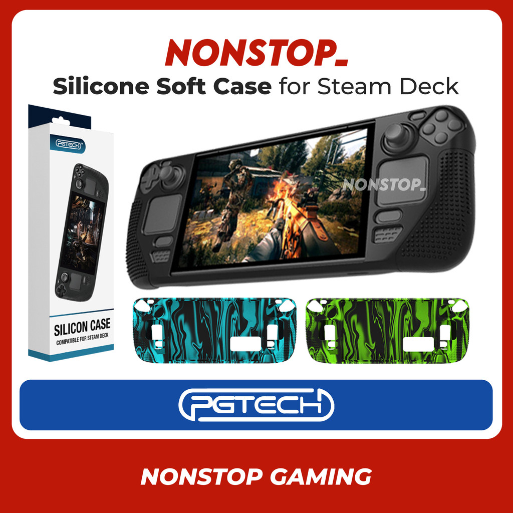 PGTECH Steam Deck SteamDeck Silicone Soft Case Protective Casing Anti ...