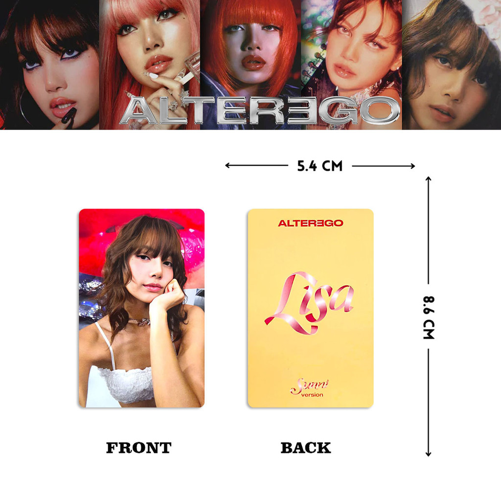 Kpop Idol LISA Album ALTER EGO Photocards | Shopee Malaysia