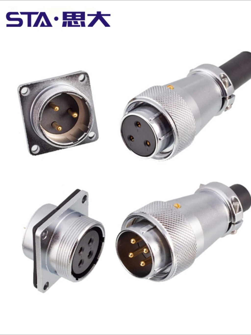** New > WS24-2-3-4-9-10-12-19 Core Aviation Plug Socket Connector TQ/Z ...