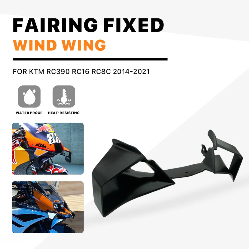 NEW Fairing Fixed Wind Wing For KTM RC390 RC16 RC8C 2014-2021 ...
