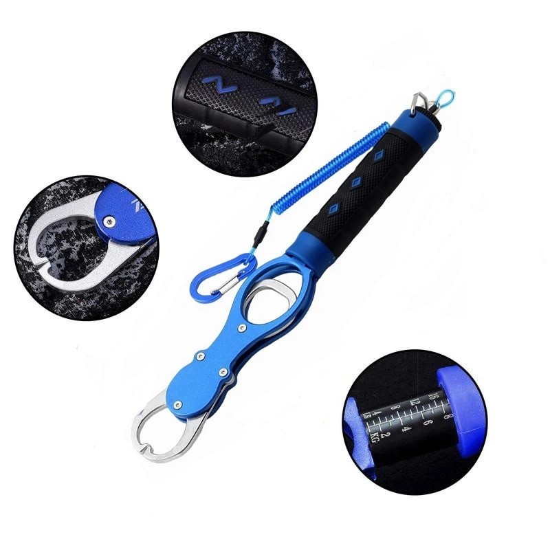 Fishing Lip Gripper Fish Plier Hand Grip Portable Aluminum Alloy ...
