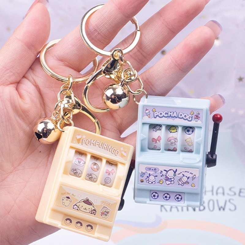 Kawaii Sanrio Casino Game Console KeyChain Melody Cinnamoroll Kuromi ...