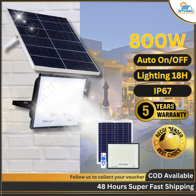 【5 year Warranty】 1500W Upgraded Ultradurable Solar Light IP67 ...