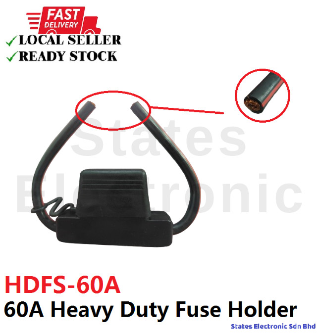 60A Heavy Duty Fuse Holder x1 (HDFS-60A) | Shopee Malaysia