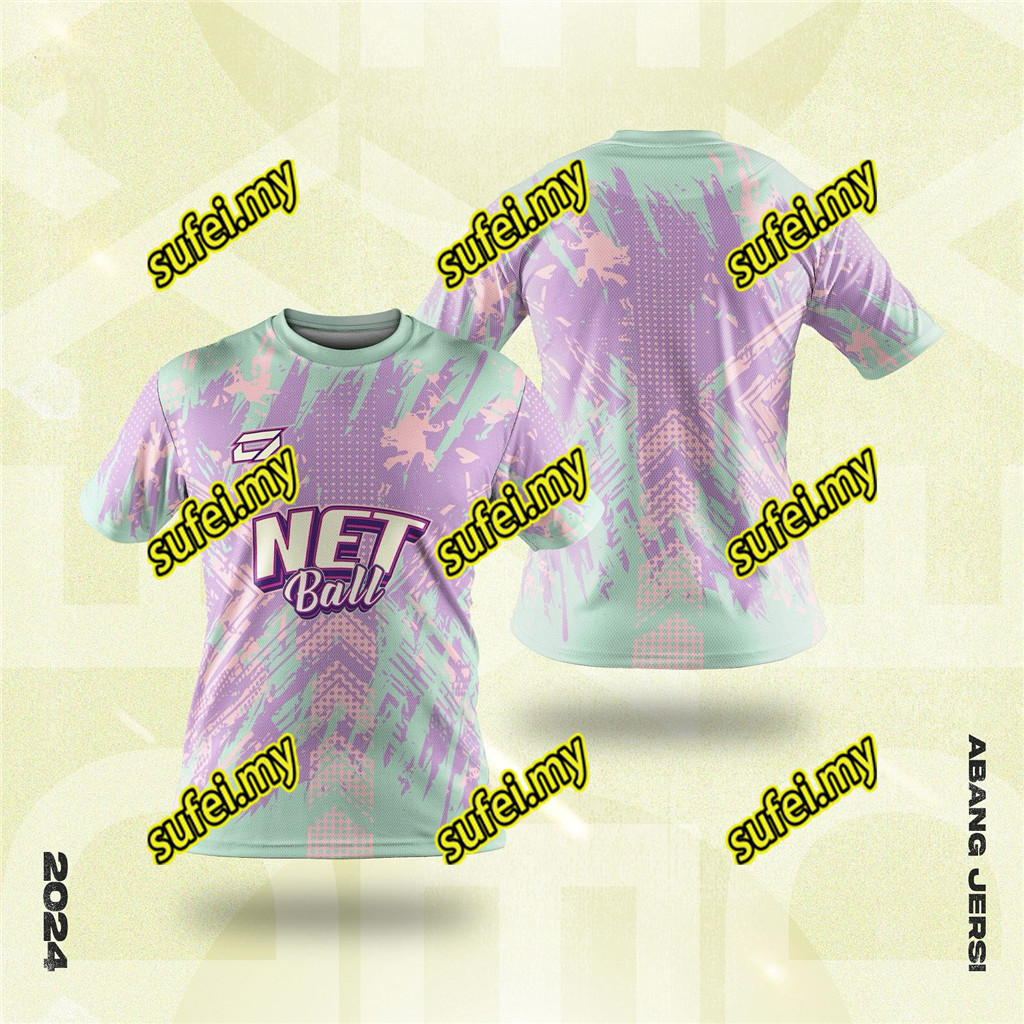 jersey netball sukan Baju T Shirt custom nama Jersey Lelaki jersey bola ...