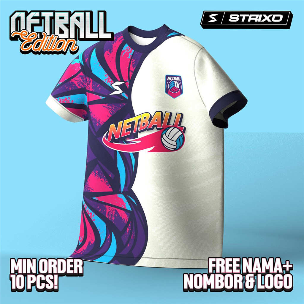 Select Netball Jersey Baju Raya Viral 2024 Team Wear Baju Bola Football ...