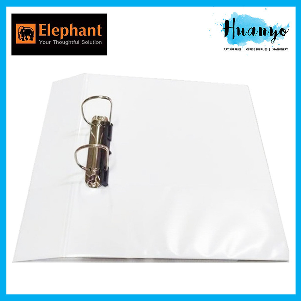 Elephant 2D PP Eco-Smart White Ring File A4 / Fail Putih (25/40/50/65MM ...