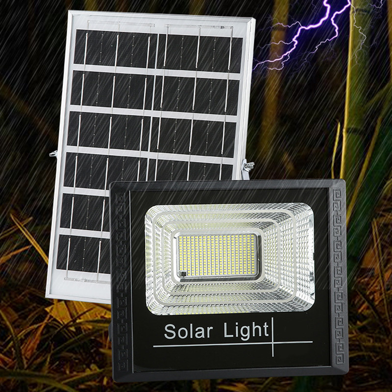 Solar Lights 400W Plastic LED Auto On Off IP67 Waterproof Garden Lamp ...