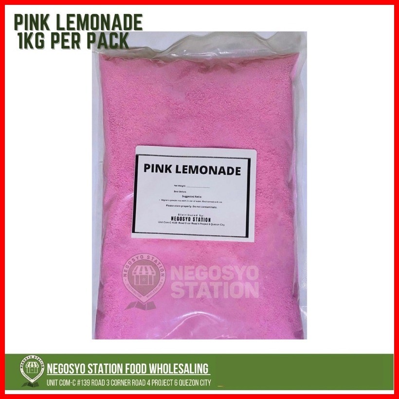 Pink Lemonade Juice Powder 1kg | Shopee Malaysia