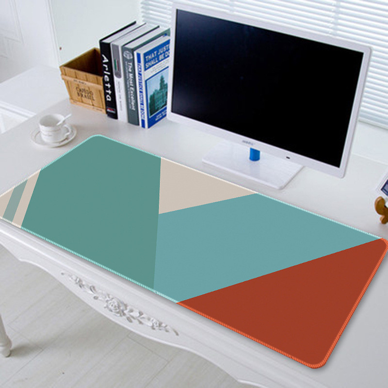 Mouse pad, large geometry, edge locking, Chinese style palace office ...