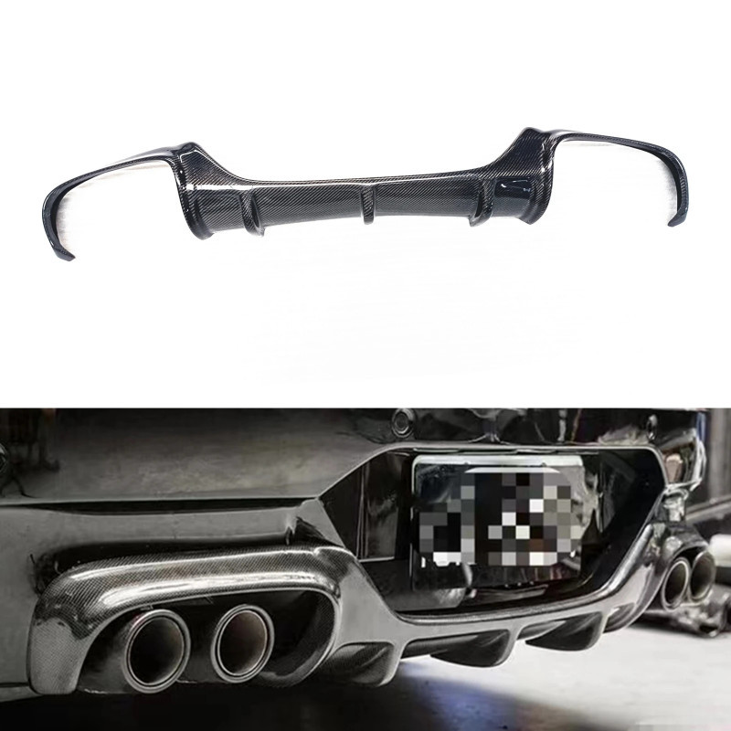 Carbon Fiber Car Rear Bumper Diffuser Spoiler Splitter Plate Bracket ...