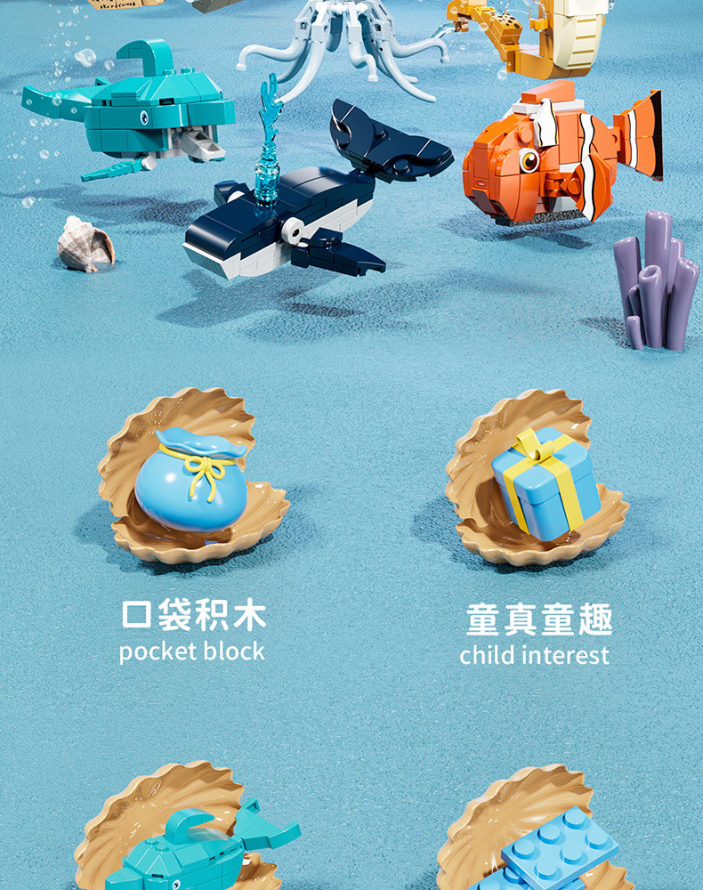 【Malaysia Ready Stock】Building Blocks Children's Educational Assembling ...