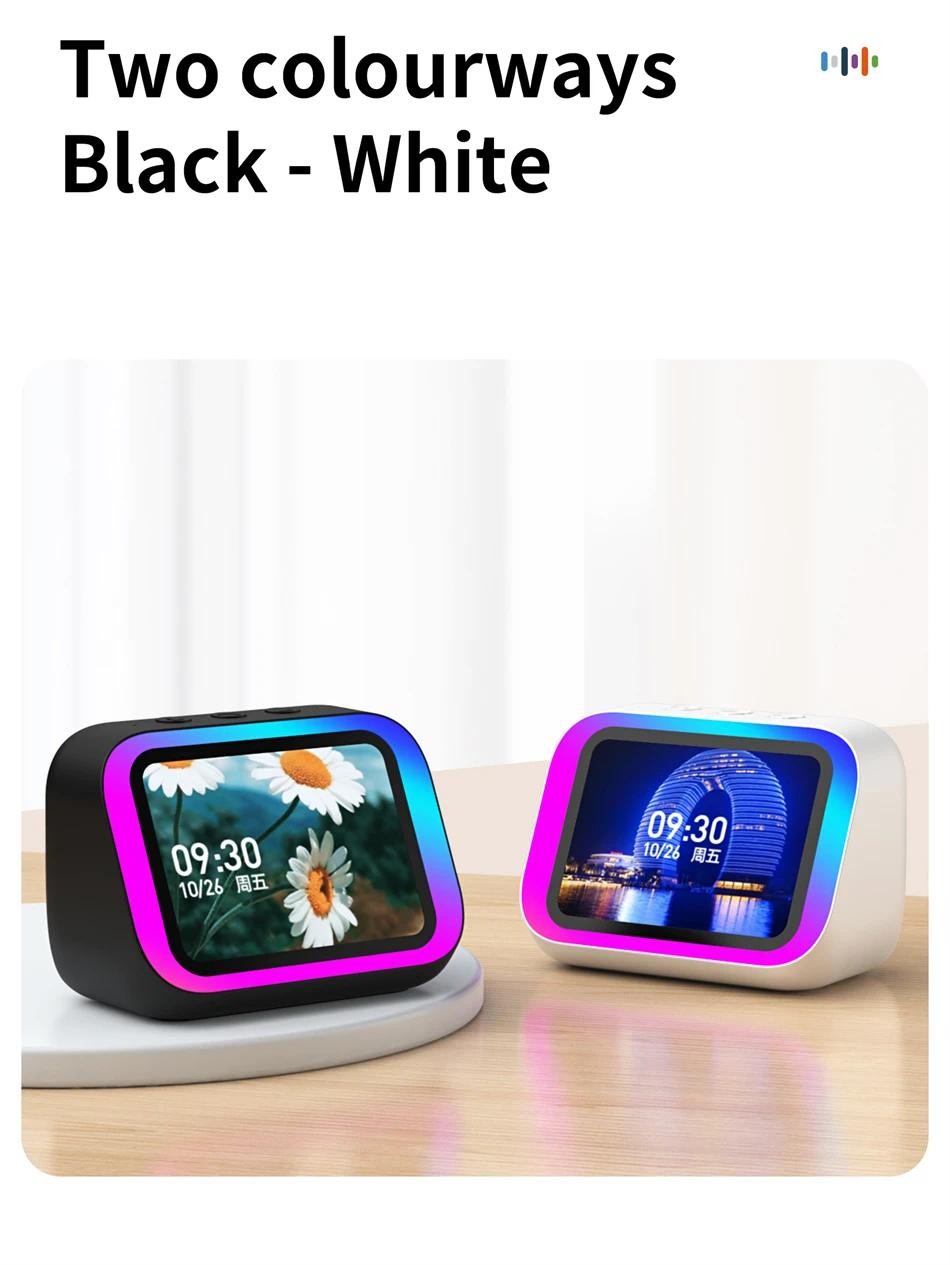 Lntelligent Large-Screen Bluetooth Speaker Clock with Bluetooth Screen ...