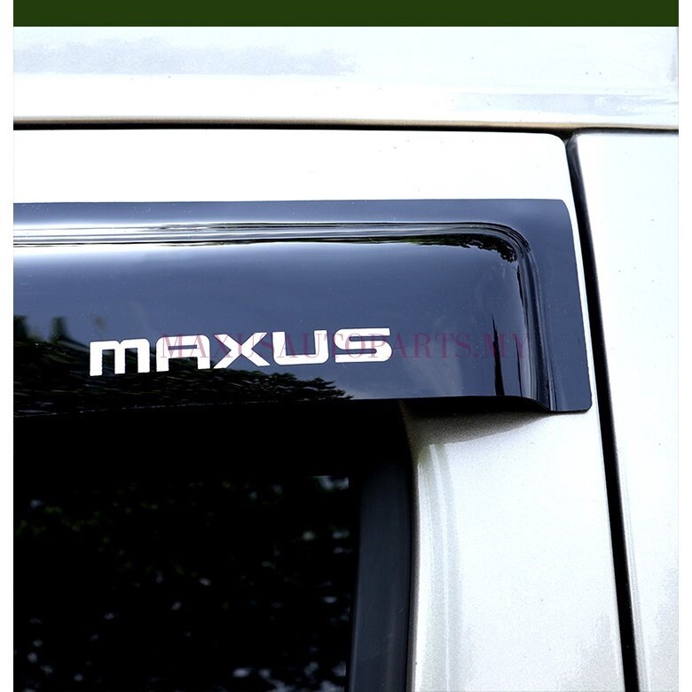 HYS MAXUS Window Door Visor 1 pairs V80 Transparent black Premium ...