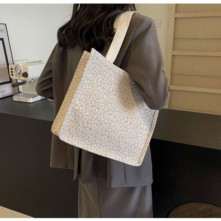 Large Capacity Canvas Bag Commuting Handbag Fashionable Casual ...