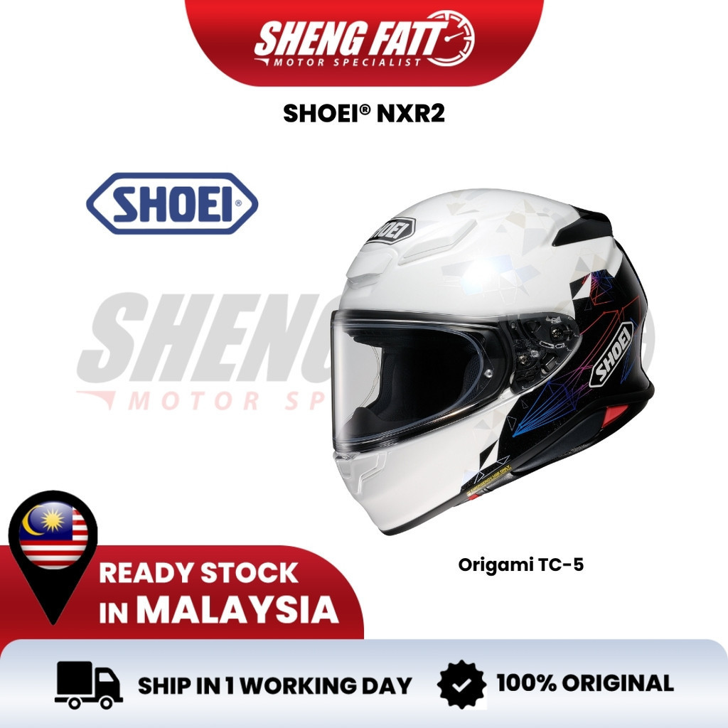 SHOEI NXR2 Origami TC-5 Full Face Helmet Lightweight Pure Sport Full ...