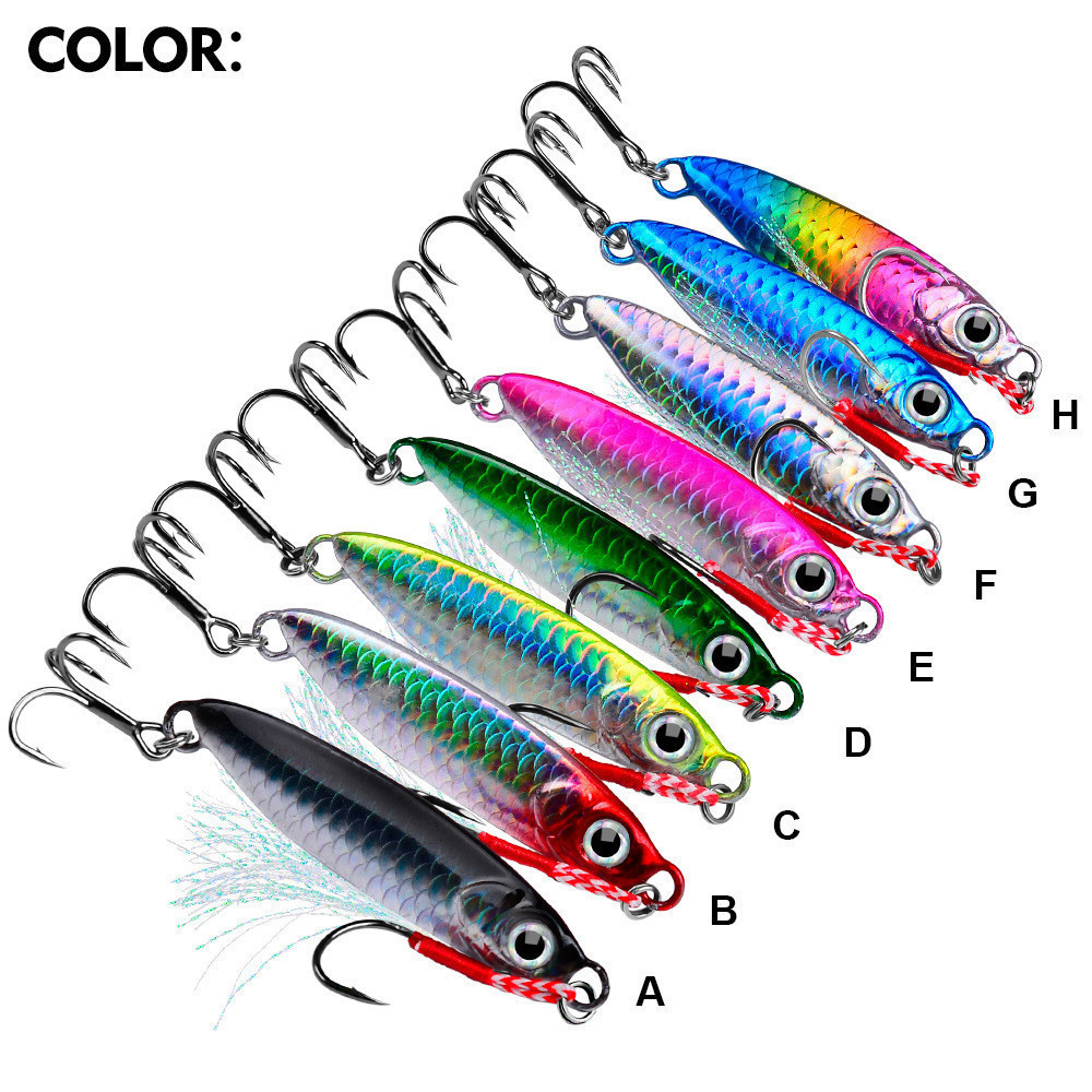 Proberos Metal Lure Micro Jig Tenggiri 7g 10g 15g 20g 25g 30g Tajiki Kaido Mata Kurodai Akra ...