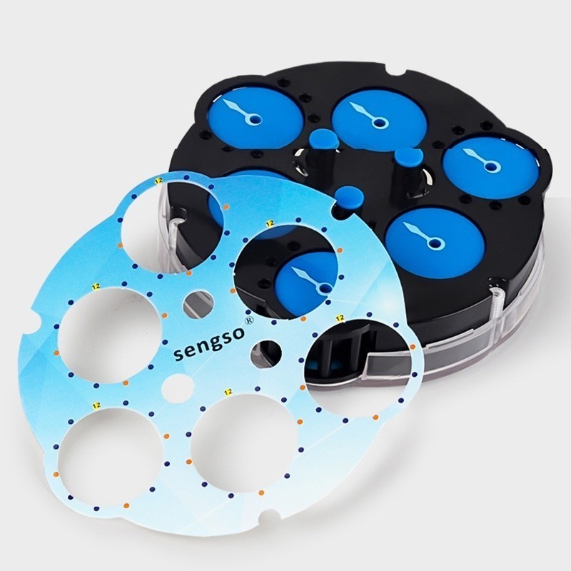 Shengshou Magnetic Magic Clock 3x3 4x4 5x5 Magic Clock Magic Cube Clock ...