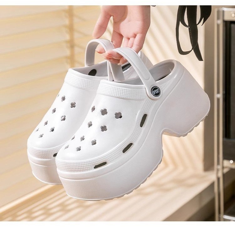 Waterproof Platform Sandals Women Platform Sole EVA Toe-Covered Sandals ...