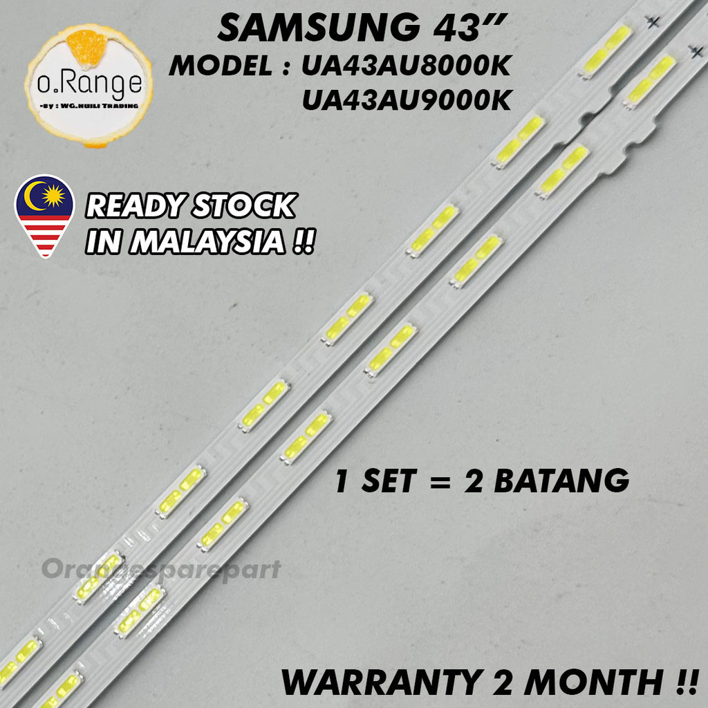 UA43AU8000K / UA43AU9000K SAMSUNG 43" LED TV BACKLIGHT (LAMPU TV) SAMSUNG 43 INCH LED TV ...