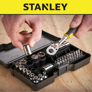 STANLEY 1/4DR Compact Socket Set Handtools Set (37 Pcs 1/4") STMT82672 ...