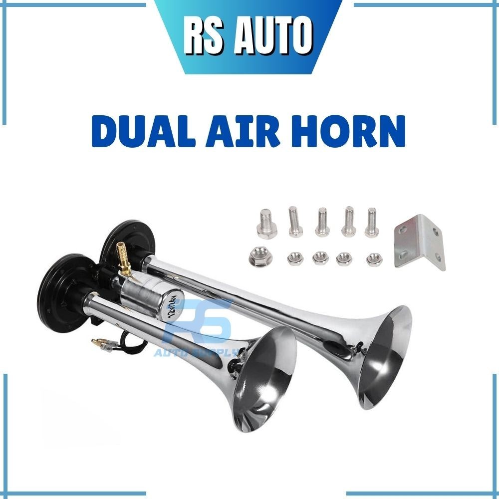 Air Horn 24V Truck Lorry Trailer Air Horn High Frequency Loud Hon Angin ...