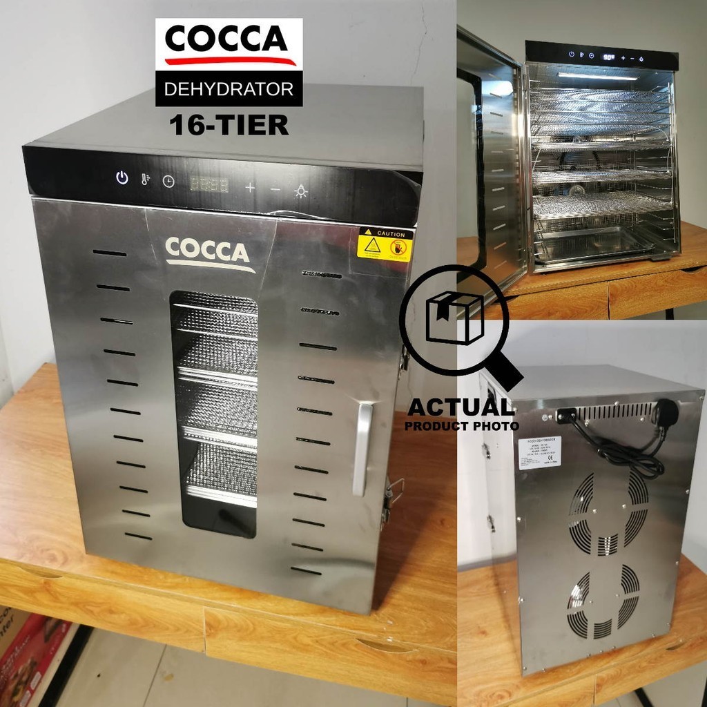 COCCA 16-TIER (1500W) 20-TIER (2000W) SUS304 Stainless Steel Food ...