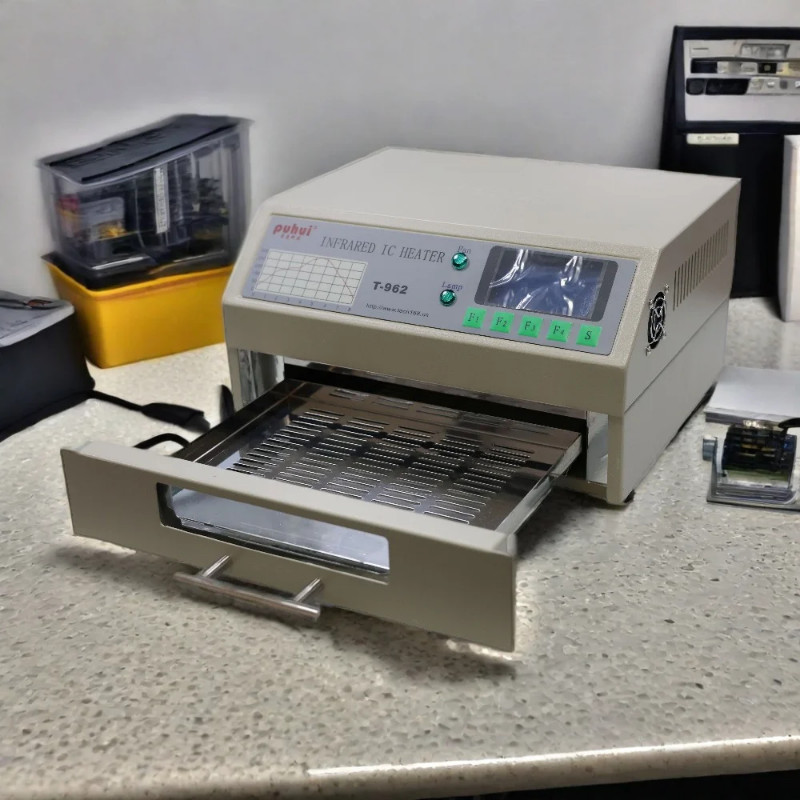 PUHUI T-962 Soldering Station Infrared IC Heater Reflow Solder BGA SMD ...