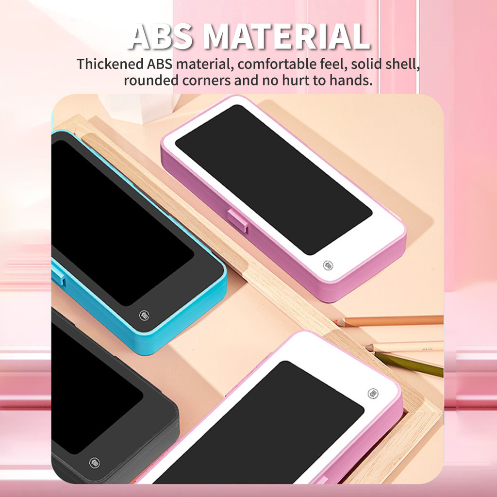 LED Pencil Case Smart Lcd Writing Tablet Stationery Box Storage Pen ...