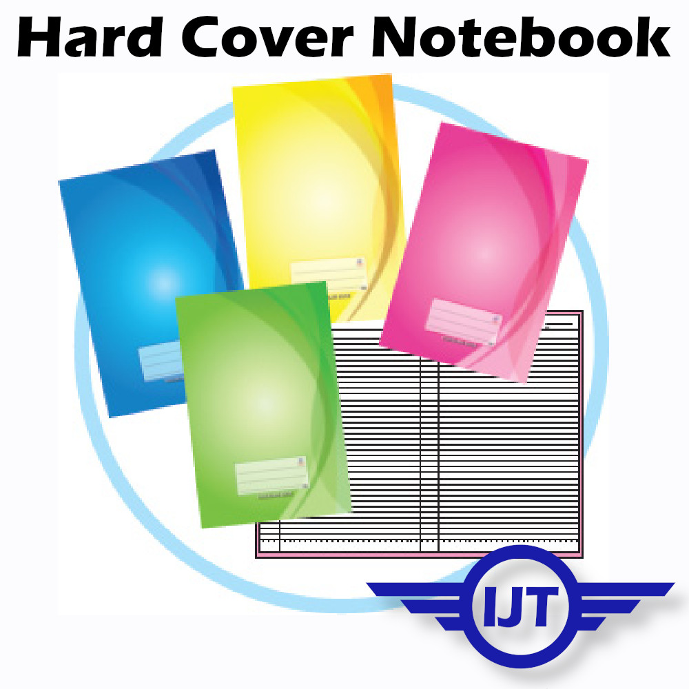 Hard Cover Book Notebook Long F4 / Short F5, 120pages 200pages 300pages ...