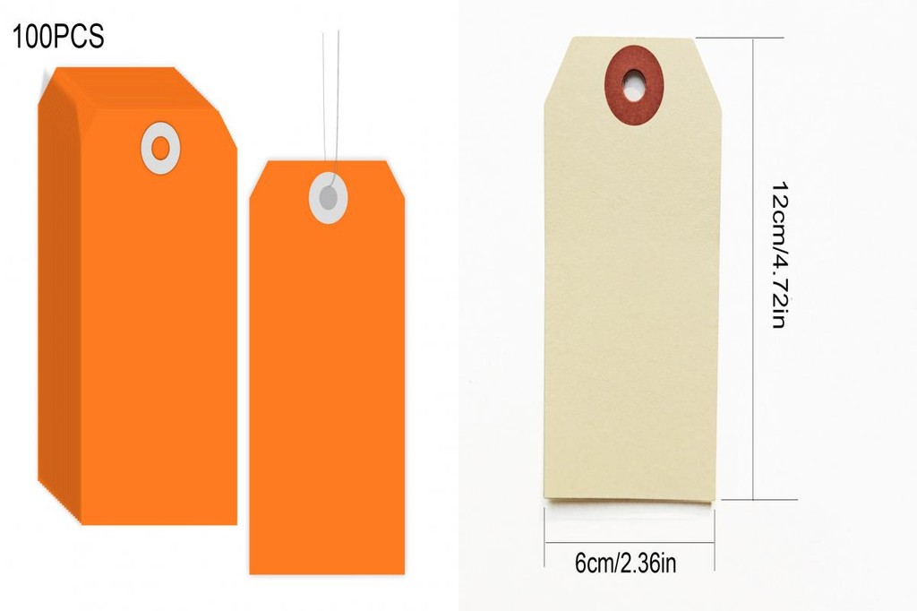 CHEER Professional Appearance Labels Shipping Label Tags 100pcs Blank ...