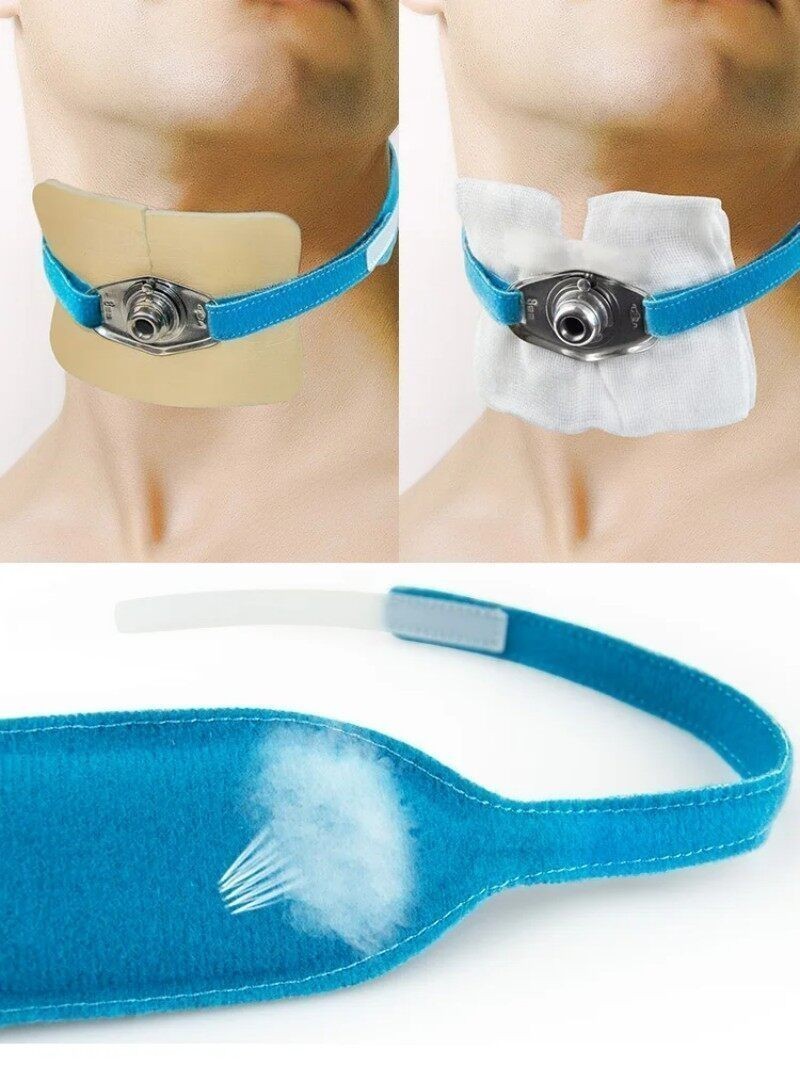 Sponge Velcro Tracheal Sponge Fixation Strap, Ultra Soft Tracheal Tape ...