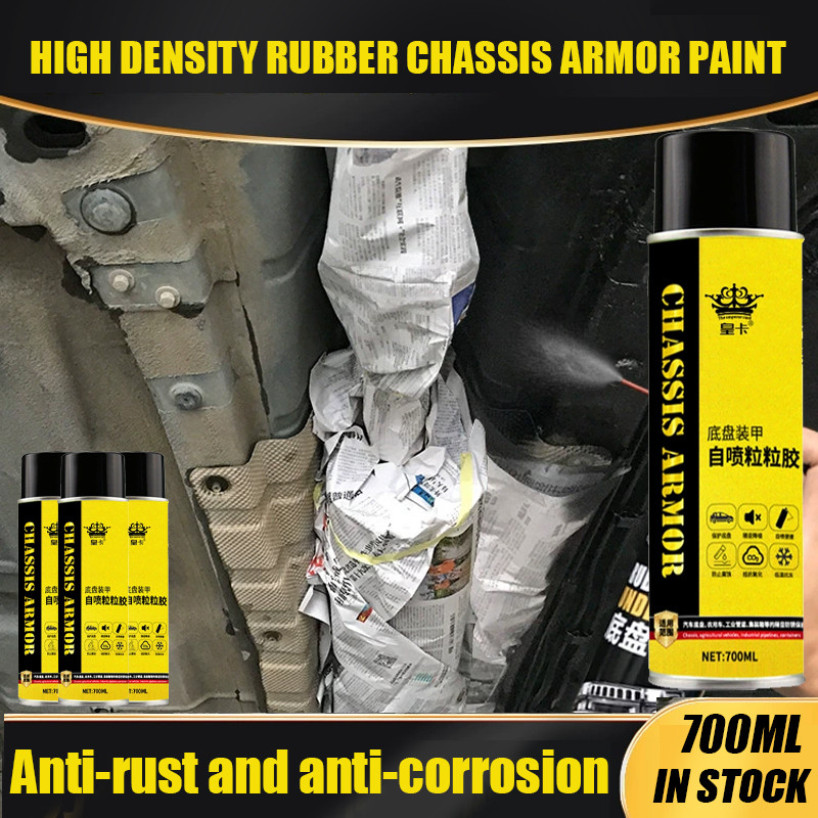 6 Bottles 700ML HUANGKA UNDERCOAT CHASSIS ARMOR Chassis Guarder Car ...