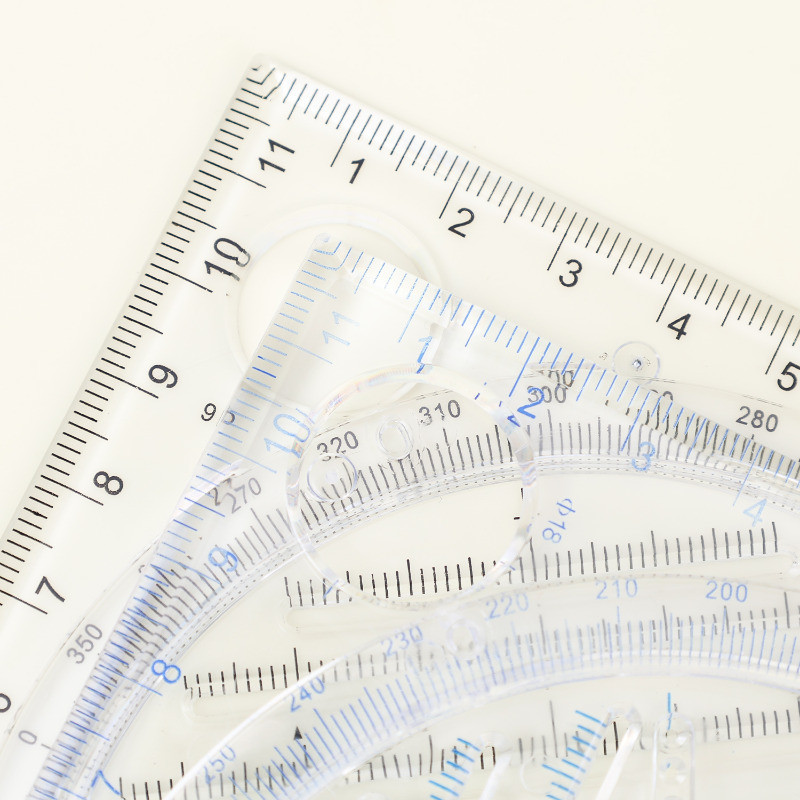 Multifunction Rotatable Ruler - Drafting Measurement Scale - DIY Art ...