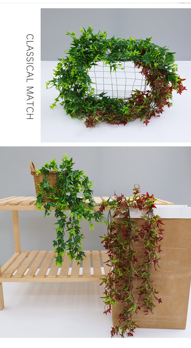 80cm Artificial Ivy Hanging Sweet Potato Vine Fake Plant Home Garden ...