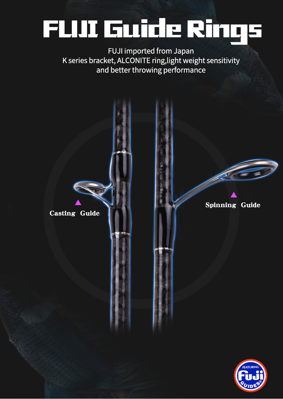 Mavllos Plume BFS Casting Rod,40T Toray Carbon UL Spinning Rod,Lure 0.6 ...