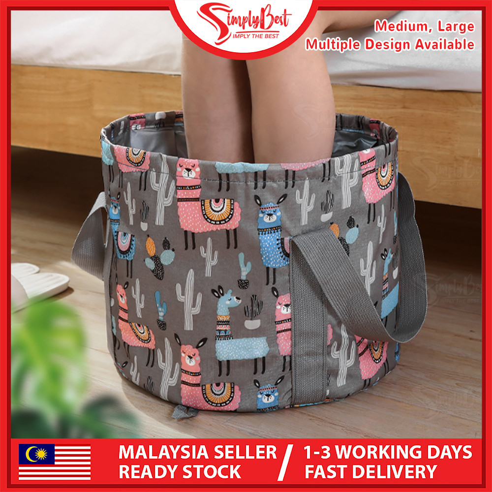 SIMPLYBEST Foldable Water Bucket Outdoor Portable Collapsible Water ...