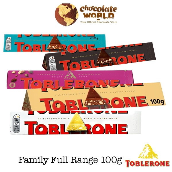 Toblerone Full Range Family 100g | Shopee Malaysia