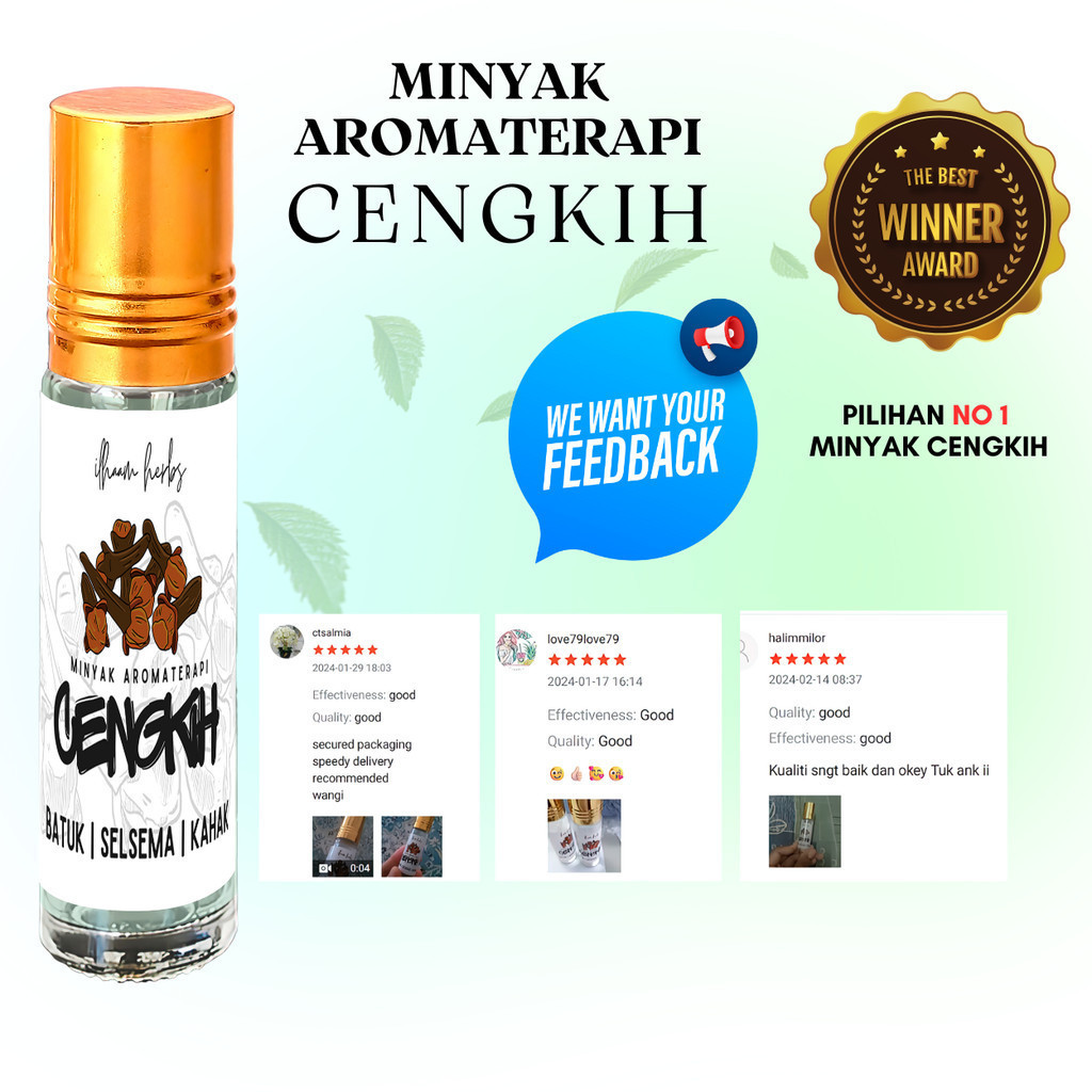 Roll On Cengkih Viral Clove Batuk Selsem Aromaterapi Cough Relief Patch ...