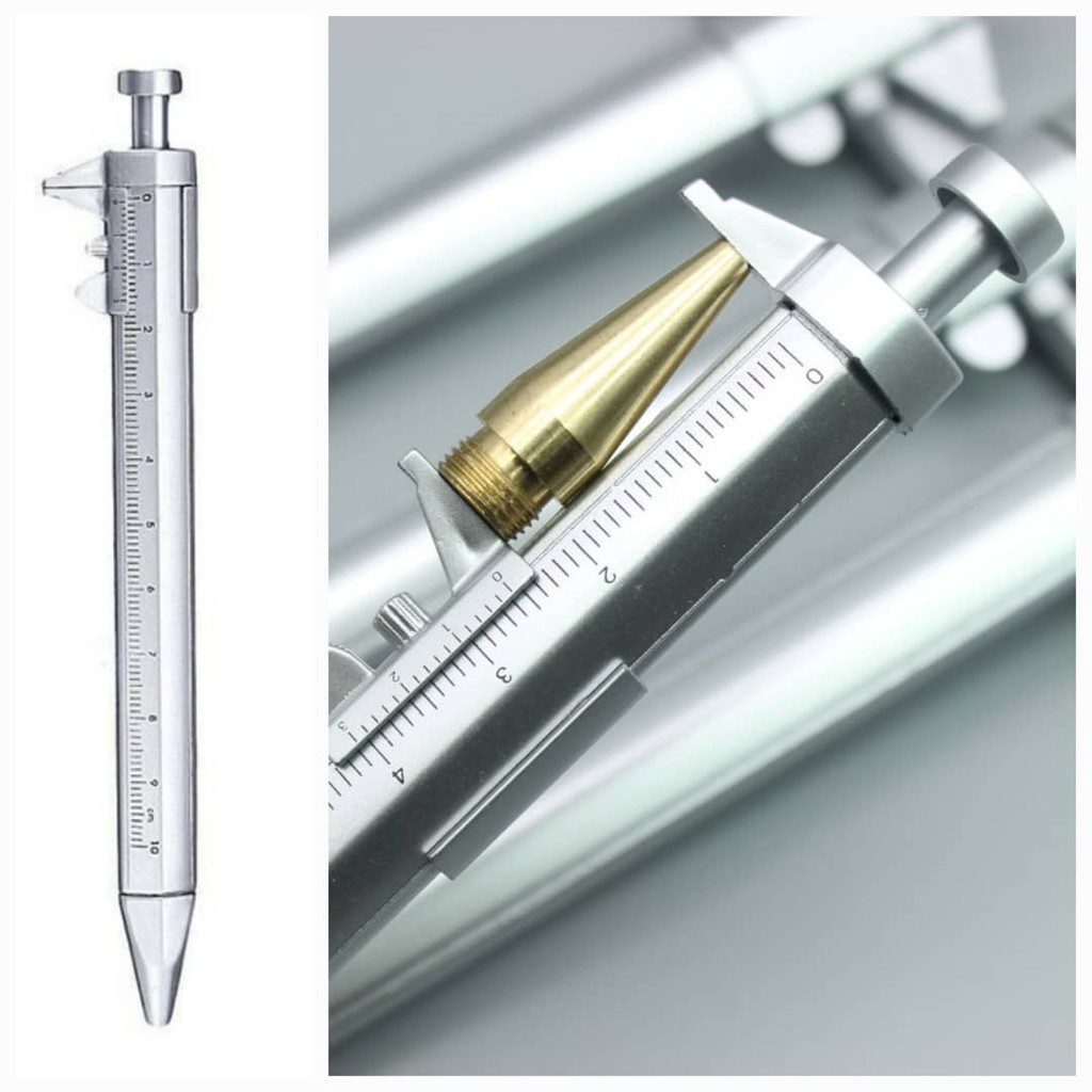 Ruler Pen Multifunction 0-100mm Vernier Caliper Roller Ink Ball Pen ...