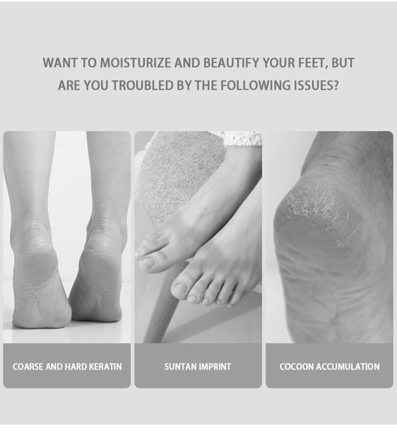 100 Pcs Disposable Foot Mask Cover Anti-Dry Foot Protection Cover ...