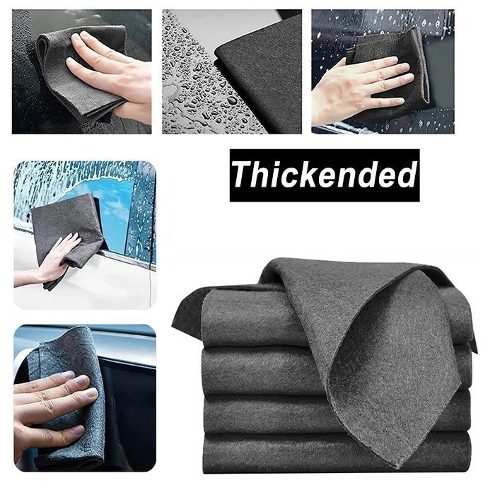 FEELING🔥Thickended Magic Cleaning Cloth,Special Mirror Rag,No Watermark ...