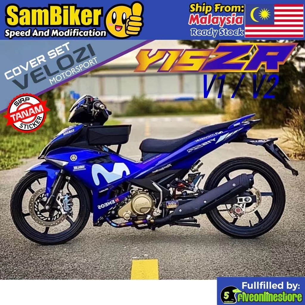Y15 V1 V2 Cover Set Velozi Purba Batman Storm VPBC5 SD16 Exciter GP ...