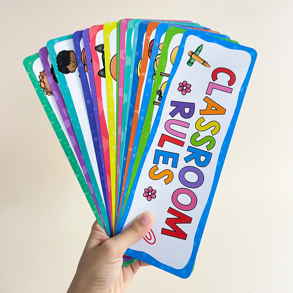 16Pcs Classroom Rules English Posters for Kids Children Kindergarten ...