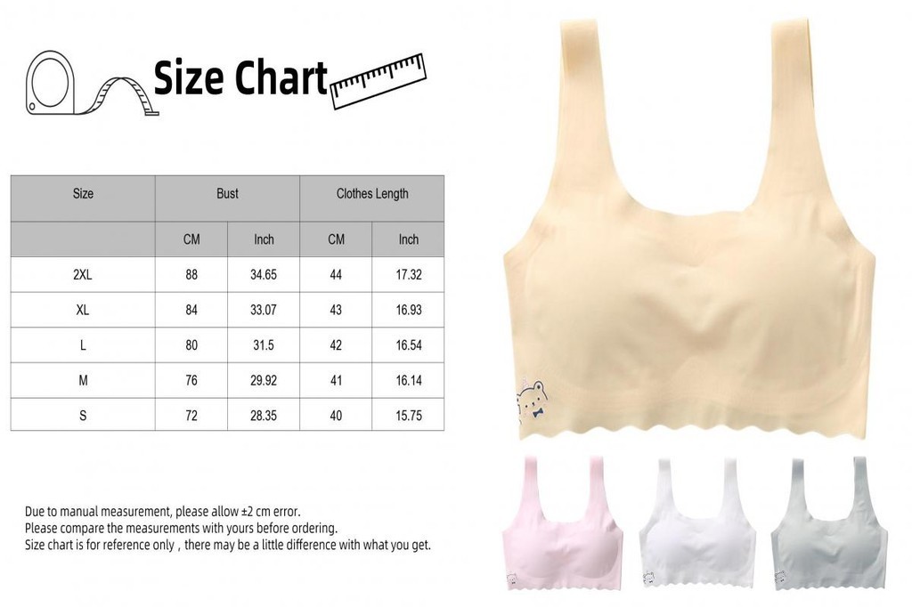 Oneworld| Slip-resistant Bra Natural Beauty Bra Comfortable Seamless ...