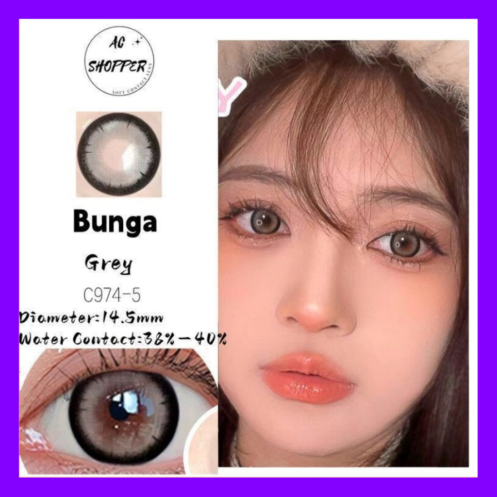 Natural Selesa Lembut Desire BUNGA PEACH Contact Lence Lenses Kanta ...
