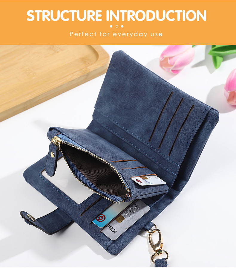 Engraving Name Coin Zipper Purse Ladies Wallets Lightweight Waterproof ...