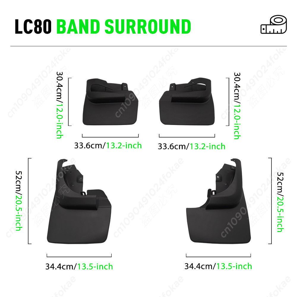For Toyota Land Cruiser LC70 LC79 LC80 LC100 LC200 1990-2018 Fender ...