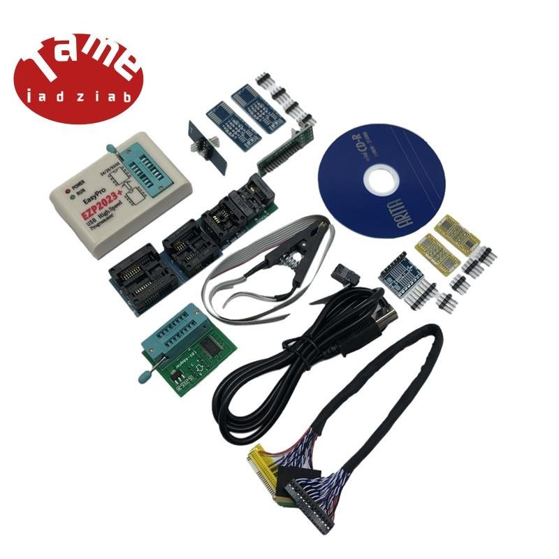 in stock EZP2023 USB SPI Programmer with 12 Adapter Support 24 25 93 95 ...
